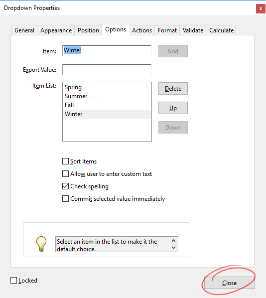 Bluepath Training | Tutorials | HOW TO DO A FORM DROPDOWN IN ADOBE ACROBAT